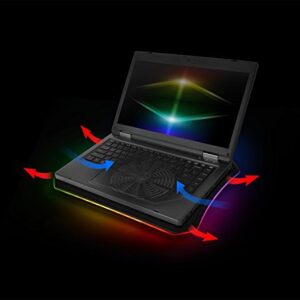 Thermaltake Massive 20 RGB Steel Mesh Panel Single 200mm Fan 10"‐19" Laptop Notebook Cooling Pad CL‐N014‐PL20SW‐A