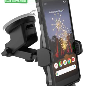 Encased V2 Car Mount Phone Holder for Google Pixel 8/8 Pro / 7/7 Pro, Pixel 6 (6a/7a) Fully Adjustable Case Compatible Dock (2022)