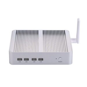 PARTAKER Mini PC Intel i3 8145U/8140U 8th Gen CPU, Powerful Mini Desktop Computer, Fanless Nettop with 32GB DDR4 Ram, 240GB SSD, 4K 4096x2304, HD Port, LAN, VGA, 4xUSB 3.0, Windows 10 Pro