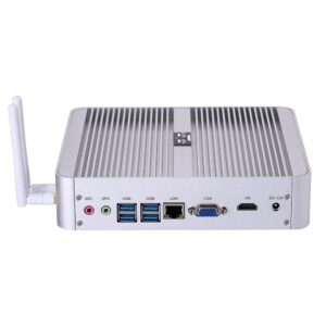 partaker mini pc intel i3 8145u/8140u 8th gen cpu, powerful mini desktop computer, fanless nettop with 32gb ddr4 ram, 240gb ssd, 4k 4096x2304, hd port, lan, vga, 4xusb 3.0, windows 10 pro