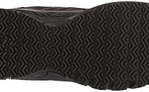 Fila Women's Memory Reckoning 8 Slip Resistant Steel Toe Running Shoe Sr St, Black/Black/KOPK, 7.5