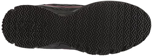 Fila Women's Memory Reckoning 8 Slip Resistant Steel Toe Running Shoe Sr St, Black/Black/KOPK, 7.5