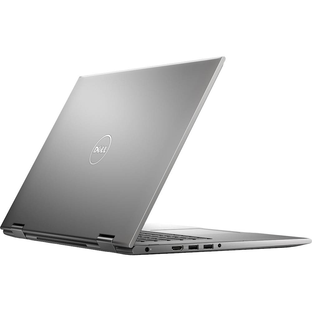 Dell Inspiron 5579 2-in-1 15.6" Full HD Touchscreen Notebook Computer, Intel Core i7-8550U 1.8GHz, 16GB RAM, 512GB SSD, Windows 10 Home, Gray