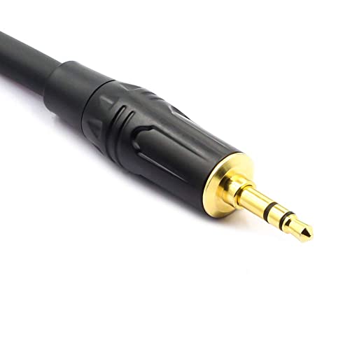 Disino XLR to 3.5mm (1/8 inch) Stereo Microphone Cable for Camcorders, DSLR Cameras, Computer Recording Device and More - 1.6ft/50cm