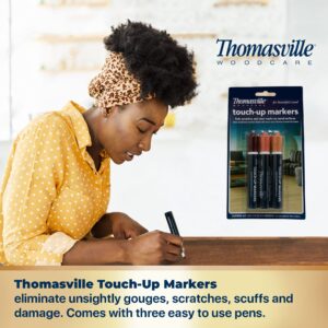 Thomasville Touch-Up Markers - Furniture Scratch Repair Pens, Brown, 3 Pack