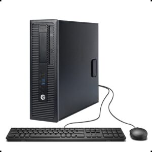 hp prodesk 600 g1 high performance business small form factor desktop computer, intel core i3-4130 3.4 ghz, 8gb ram, 500gb hdd, dvd, wifi, windows 10 pro (renewed)