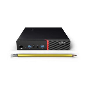 lenovo thinkcentre m700, 6th generation tiny business computer micro pc (intel quad core i3-6100t, 8gb ram, 120gb solid state ssd, wifi, vga) win 10 pro) (renewed)