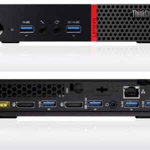 Lenovo ThinkCentre M700, 6th Generation Tiny Business Computer Micro PC (Intel Quad Core i3-6100T, 8GB Ram, 120GB Solid State SSD, WiFi, VGA) Win 10 Pro) (Renewed)