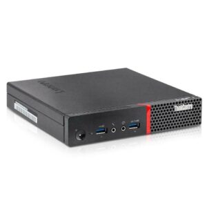 Lenovo ThinkCentre M700, 6th Generation Tiny Business Computer Micro PC (Intel Quad Core i3-6100T, 8GB Ram, 120GB Solid State SSD, WiFi, VGA) Win 10 Pro) (Renewed)