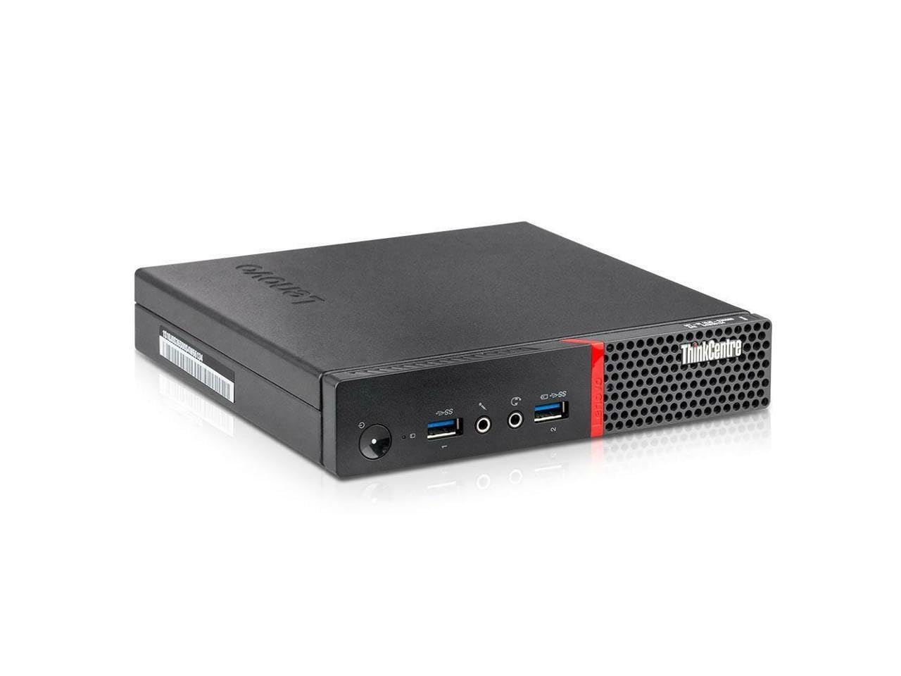 Lenovo ThinkCentre M700, 6th Generation Tiny Business Computer Micro PC (Intel Quad Core i3-6100T, 8GB Ram, 120GB Solid State SSD, WiFi, VGA) Win 10 Pro) (Renewed)