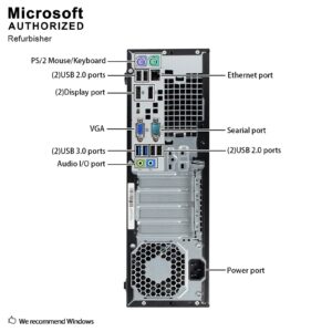 HP EliteDesk 600 G1 Small Form Desktop Computer Tower PC (Intel Quad Core i5-4570, 8GB Ram, 256GB SSD, WiFi, HDMI) Win 10 Pro with CD (Renewed) 1GB Video Card