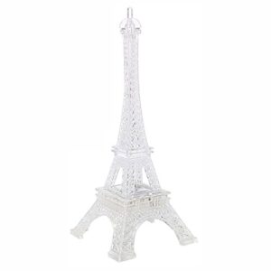 colorful eiffel tower lighting desk bedroom decoration led lamp (7.6 inch)