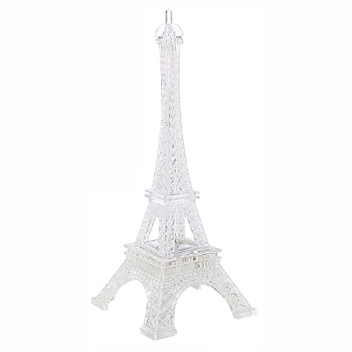 Colorful Eiffel Tower Lighting Desk Bedroom Decoration LED Lamp (7.6 Inch)