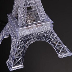 Colorful Eiffel Tower Lighting Desk Bedroom Decoration LED Lamp (7.6 Inch)