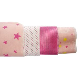 Bambini Pink Four Pack Receiving Blanket-30x40