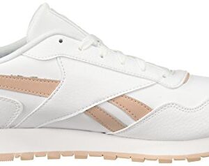 Reebok Women's Classic Harman Run Walking Shoe, White/Bare Beige/Pale, 10