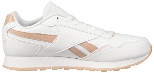 Reebok Women's Classic Harman Run Walking Shoe, White/Bare Beige/Pale, 10