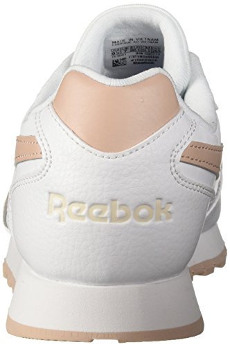 Reebok Women's Classic Harman Run Walking Shoe, White/Bare Beige/Pale, 10