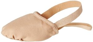 capezio women's hanami pirouette ballet flat, nude, medium