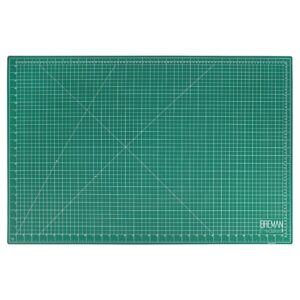 breman precision self healing cutting mat 24 x 36 inch - rotary cutting mats for crafts - craft cutting board for crafting & quilting - 2 sided 5 ply pvc self healing mat - 24x36 craft cutting mat