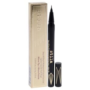 Stila Stay All Day Waterproof Liquid Eye Liner Micro Tip - Intense Black - 0.016 Oz Eyeliner