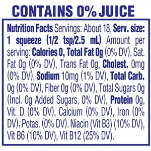 Crystal Light Sugar-Free Zero Calorie Liquid Water Enhancer with Caffeine - Tropical Paradise Punch Water Flavor Drink Mix (1.62 fl oz Bottle)