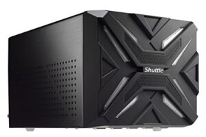 shuttle xpc gaming cube sz270r9 mini barebone pc, intel z270 chipset supports 95w skylake/kabylake cpu no ram no hdd/ssd no cpu no os 500w psu, black