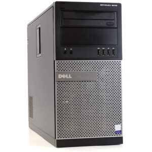 dell optiplex 9010 tower tw high performance business desktop computer, intel quad core i5-3470 up to 3.6ghz, 8gb memory, 2tb hdd, dvd, usb 3.0, wifi, windows 10 professional (renewed)