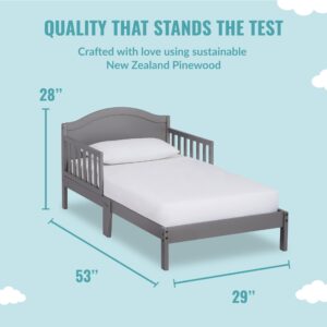 Dream On Me Sydney Toddler Bed in Steel Grey, Greenguard Gold Certified