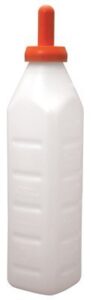 986 calf nursing bottle set, snap-top, 3-qts. - quantity 6