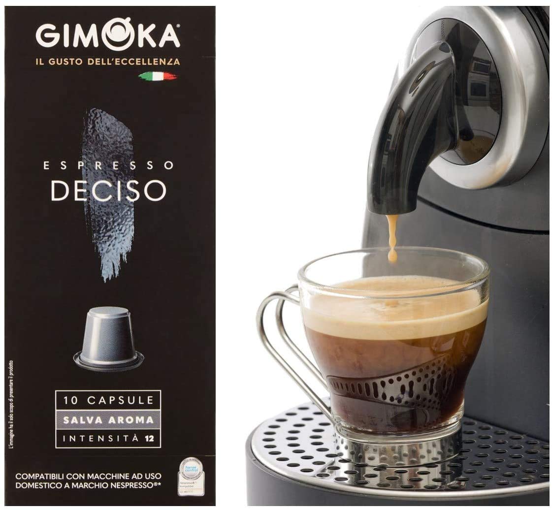 Gimoka 100 pack Coffee Capsule Compatible with the Nespresso OriginaLine Machine Variety pack