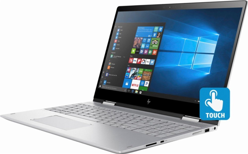 HP ENVY x360 2-in-1 15.6" Touch-Screen Laptop Intel Core i7 16GB Memory 1TB Hard Drive, Silver