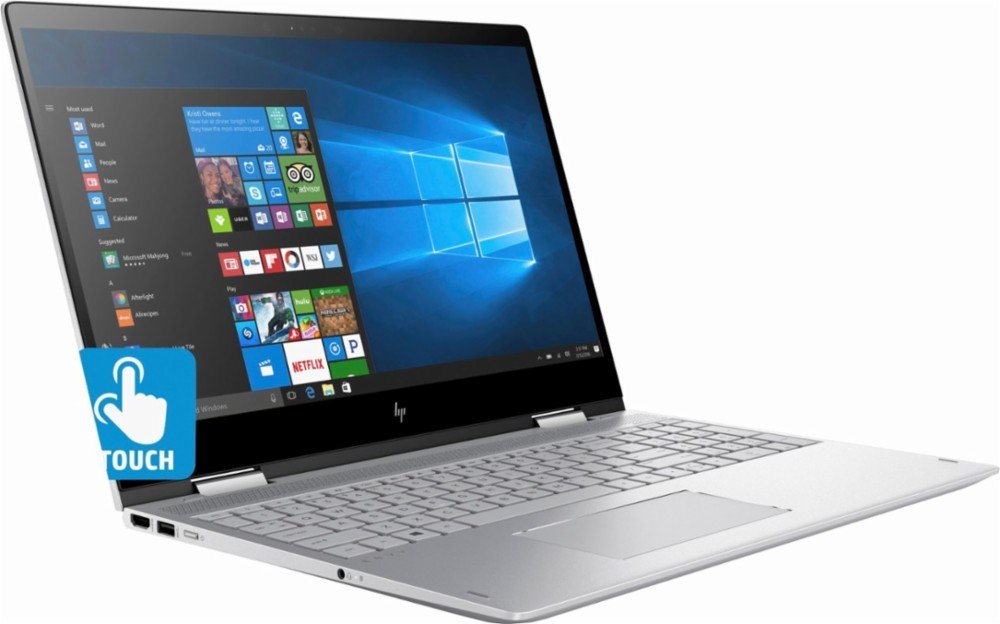 HP ENVY x360 2-in-1 15.6" Touch-Screen Laptop Intel Core i7 16GB Memory 1TB Hard Drive, Silver