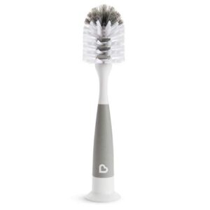 Munchkin® Miracle™ Dual Sided Cup and Baby Bottle Brush, Includes Straw Brush, Grey