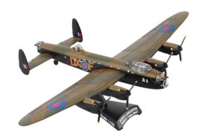 daron worldwide trading postage stamp raf lancaster 1/150 just jane airplane model