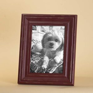 Foreside Home & Garden FFRD06235 5X7 Dalton Photo Frame Red