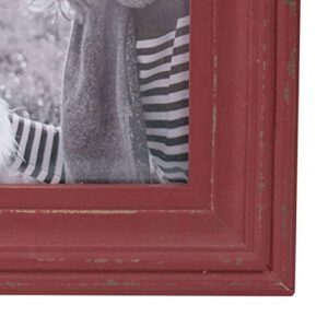 Foreside Home & Garden FFRD06235 5X7 Dalton Photo Frame Red