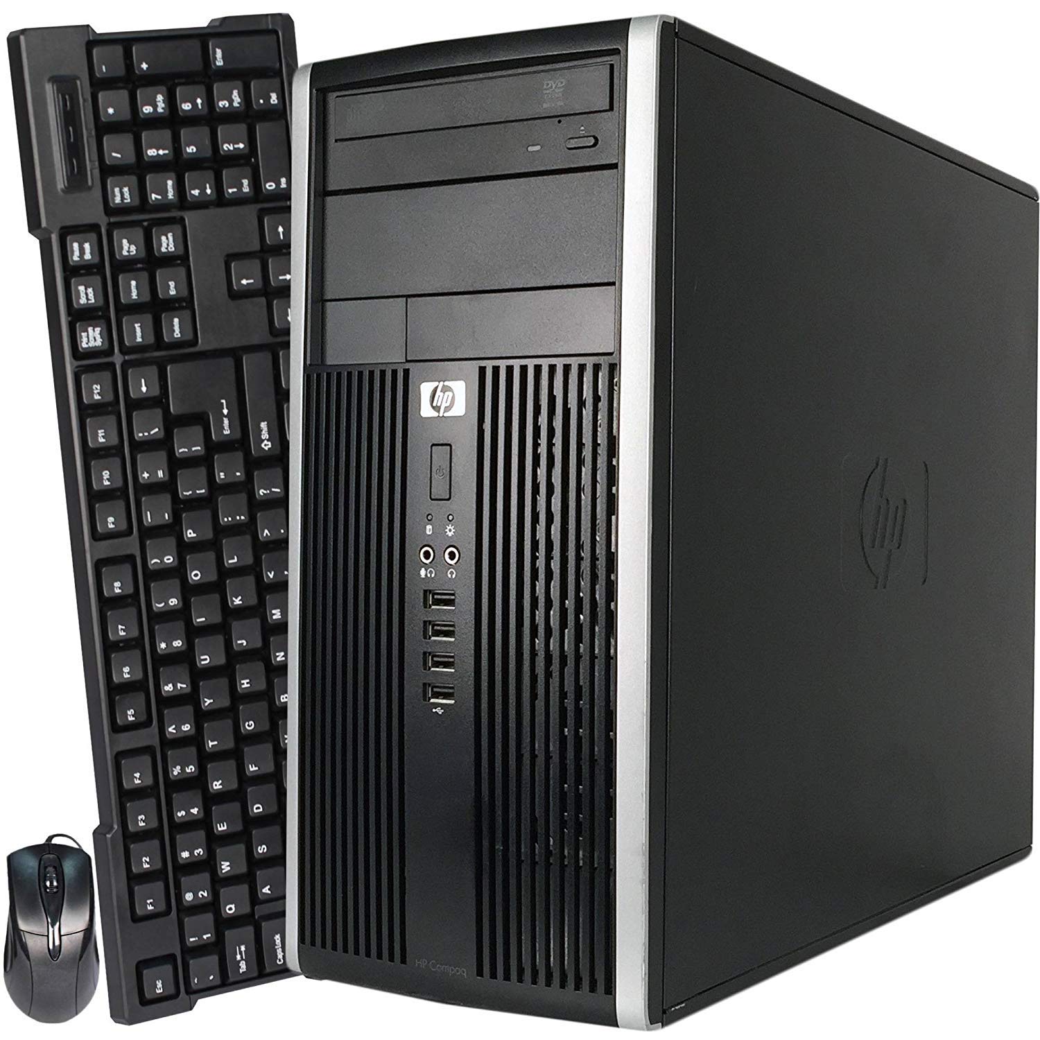 HP Elite 8300 Premium High Performance Business MiniTower Desktop PC, Intel Quad-Core i5-3470 up to 3.6GHz, 8GB DDR3, 120GB SSD + 500GB HDD, DVD, WIFI, Windows 10 Professional (Renewed)