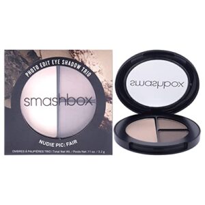 smashbox photo edit eyeshadow trio - nude pic fair, 0.11 ounce