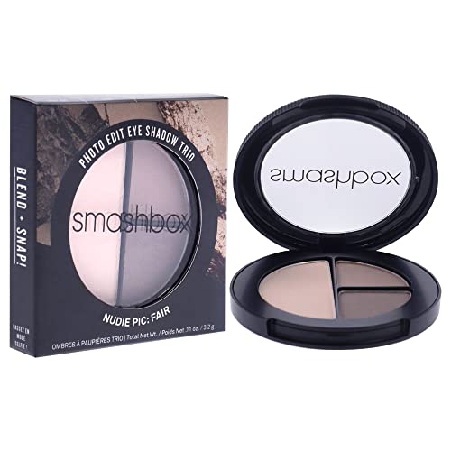 Smashbox Photo Edit Eyeshadow Trio - Nude Pic Fair, 0.11 Ounce