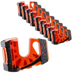 10-pack wedge-it ultimate door stop - orange