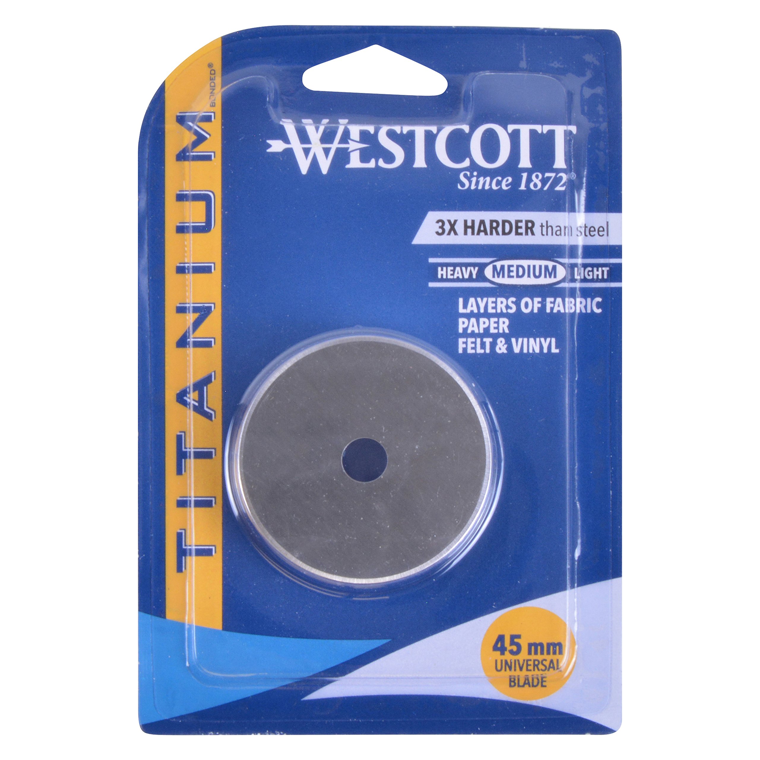 Westcott Titanium Bonded Rotary Replacement Blade, 45mm (16371)