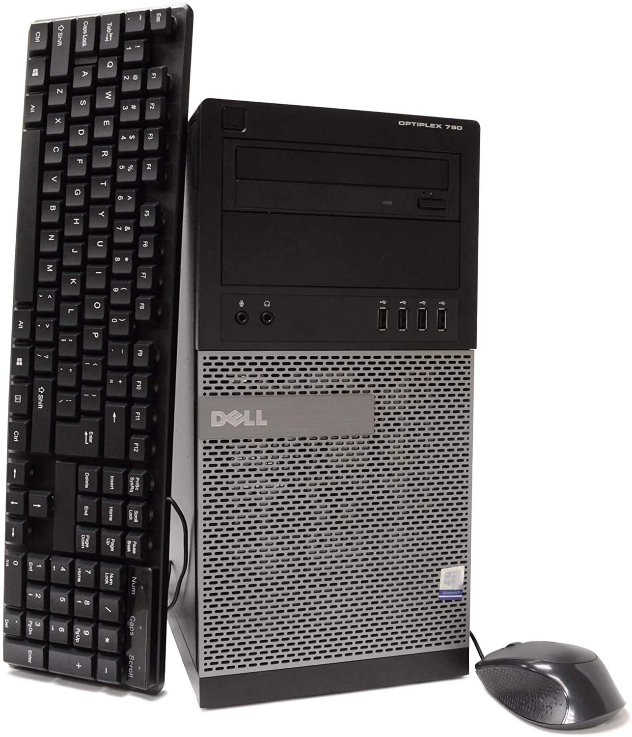 Dell Optiplex 790/990 Tower Desktop Computer (Intel Core i5-2400 3.1GHz,8GB DDR3 RAM,120G SSD+3TB HDD,DVD-ROM,USB WIFI,Windows 10 Pro 64-Bit) (Renewed)