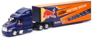 new-ray 959-0105 replica 1:43 semi truck 17 red bull ktm race truck