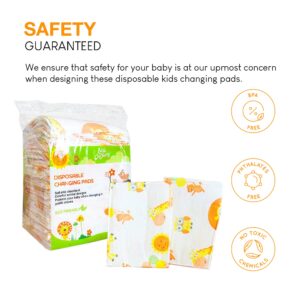 30 Large Disposable Changing Pads Mats Sanitary Baby Infant Toddler Diaper Liners Covers for Travel Changing Station Tables. Soft and Waterproof. Buy Now!