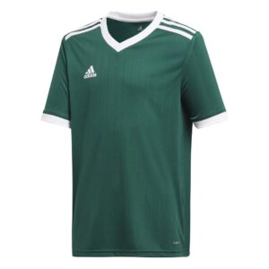 adidas kids tabela 18 soccer jersey, green, small