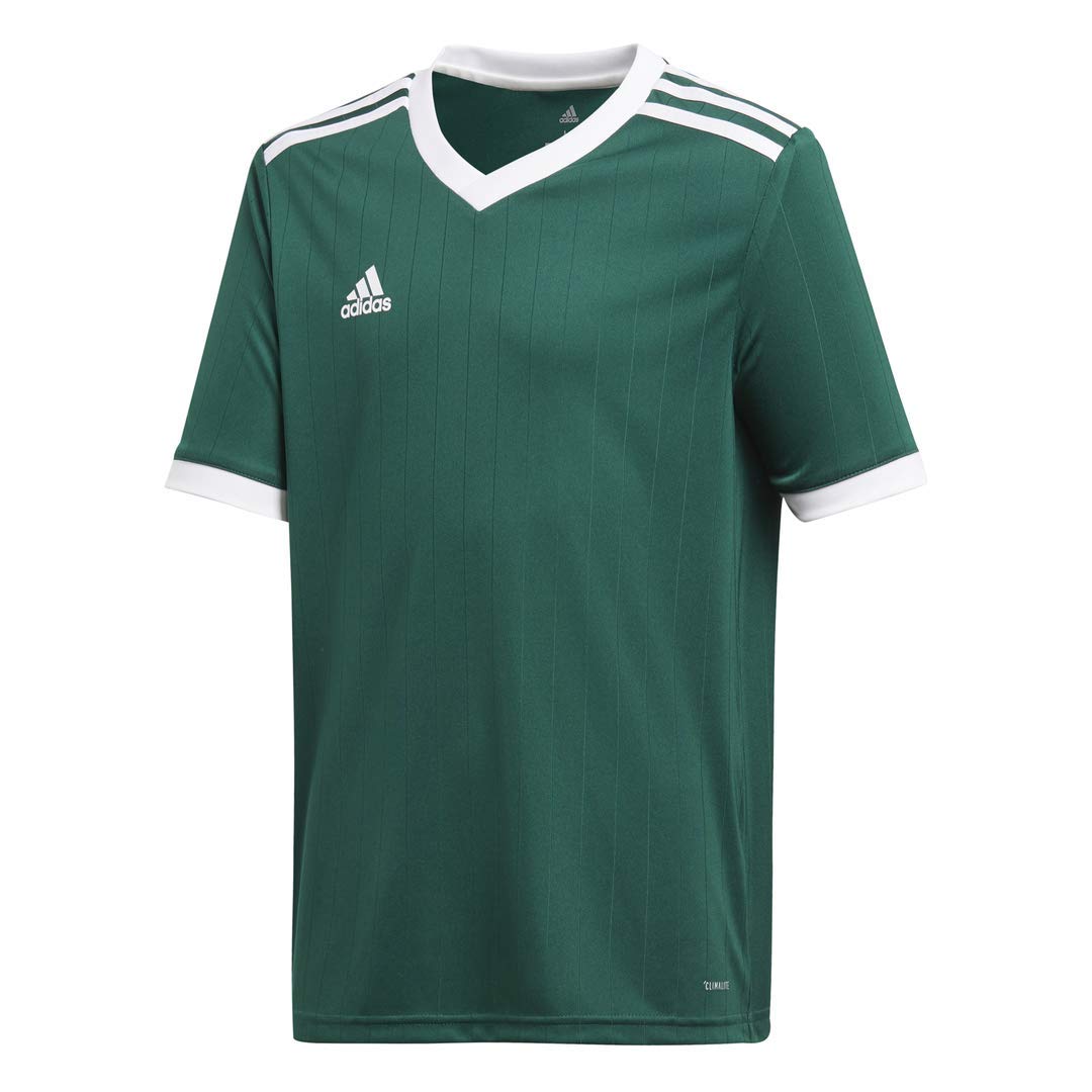 Adidas Kids Tabela 18 Soccer Jersey, Green, Small