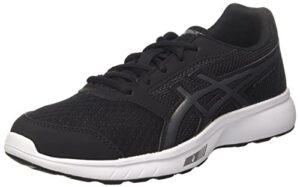 asics women's stormer 2, black/carbon/white 9097, 6