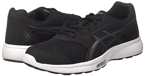 ASICS Women's Stormer 2, Black/Carbon/White 9097, 6