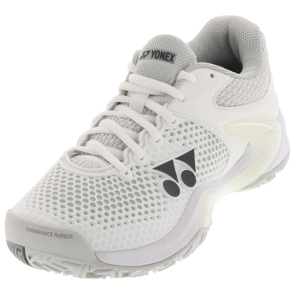 YONEX Eclipsion 2 White-Silver Womens Tennis Shoes - 5.5 / White/Silver/B Medium